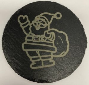 Santa Slate Coaster – Slate Coasters
